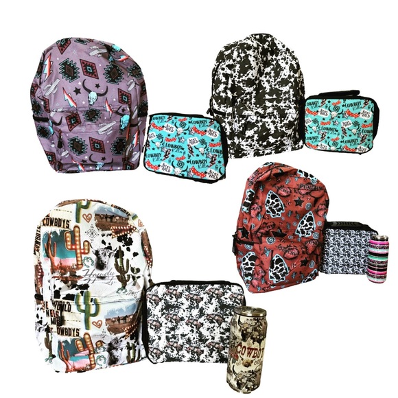 Razels | Accessories | Full Size Western Backpacks Cowgirl Cowboy Back ...